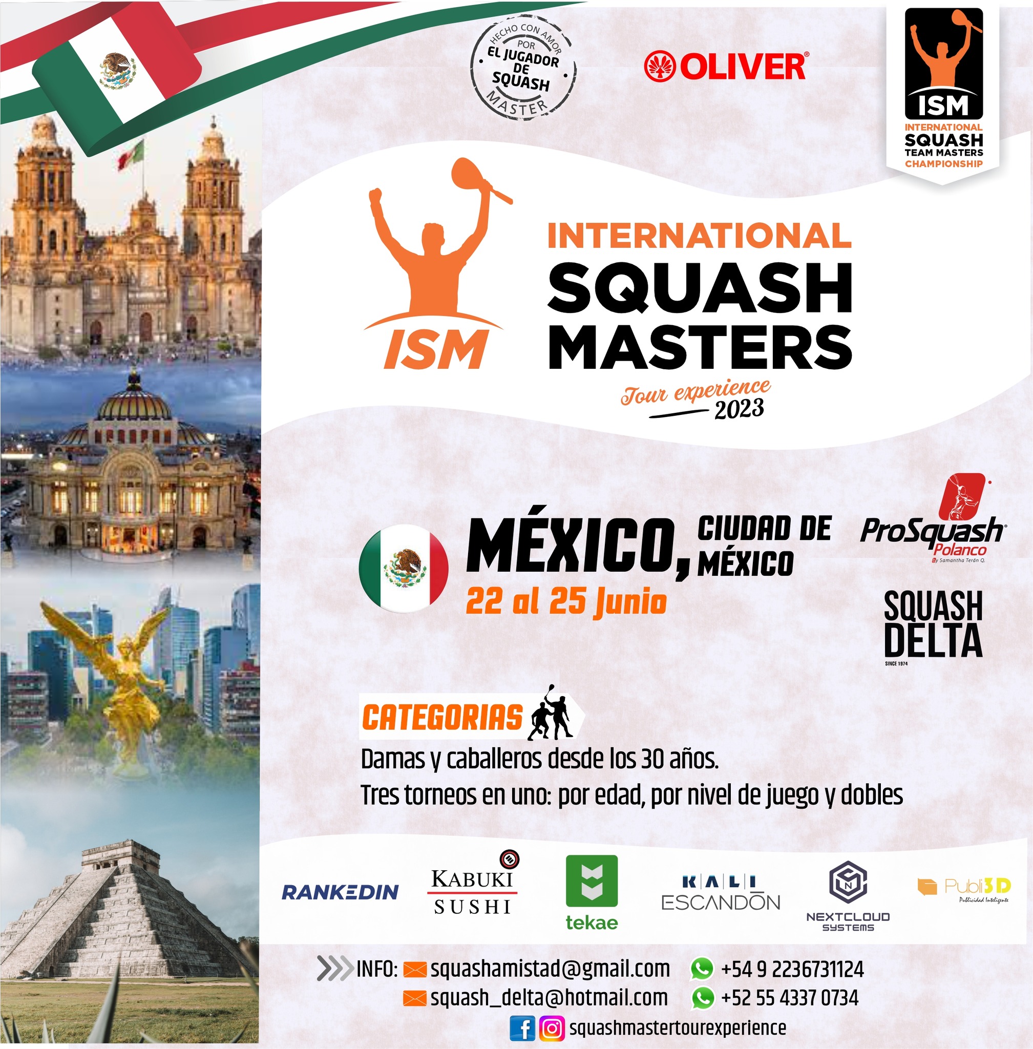International Squash Masters - CDMX - Squash.com.mx
